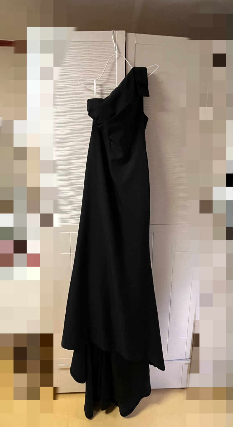 웨딩 촬영용 블랙 드레스 당근 중고거래