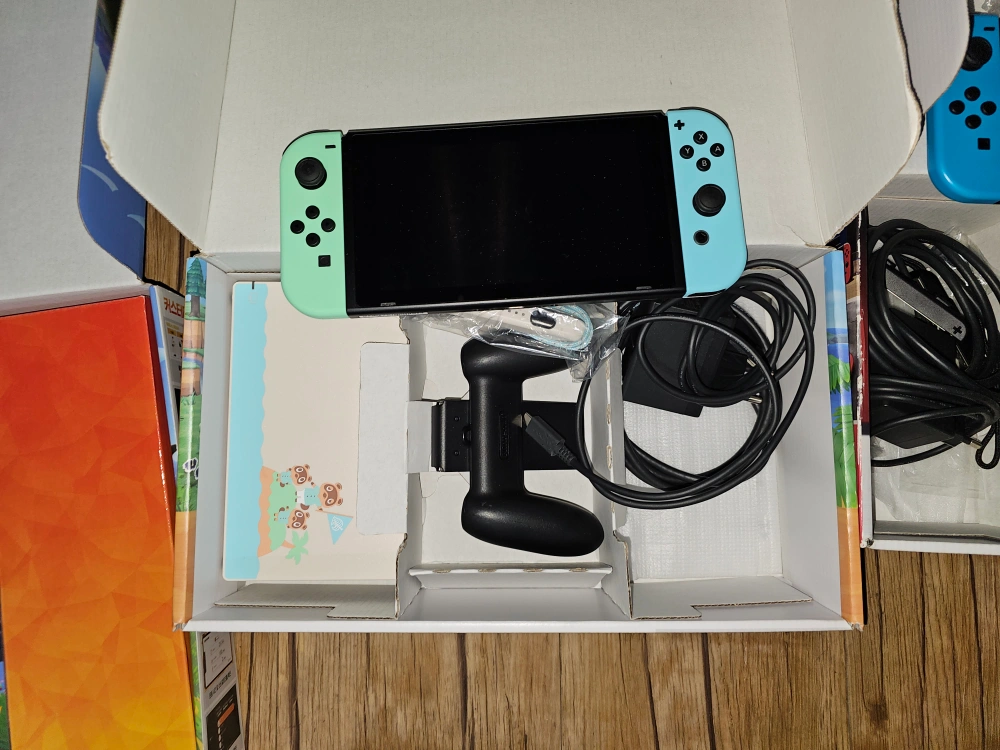 닌텐도 스위치 배터리개선판 동물... | 당근 중고거래