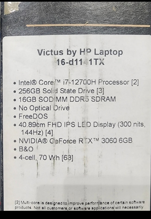 hp 빅터스 고사양 게이밍노트북... | 당근 중고거래