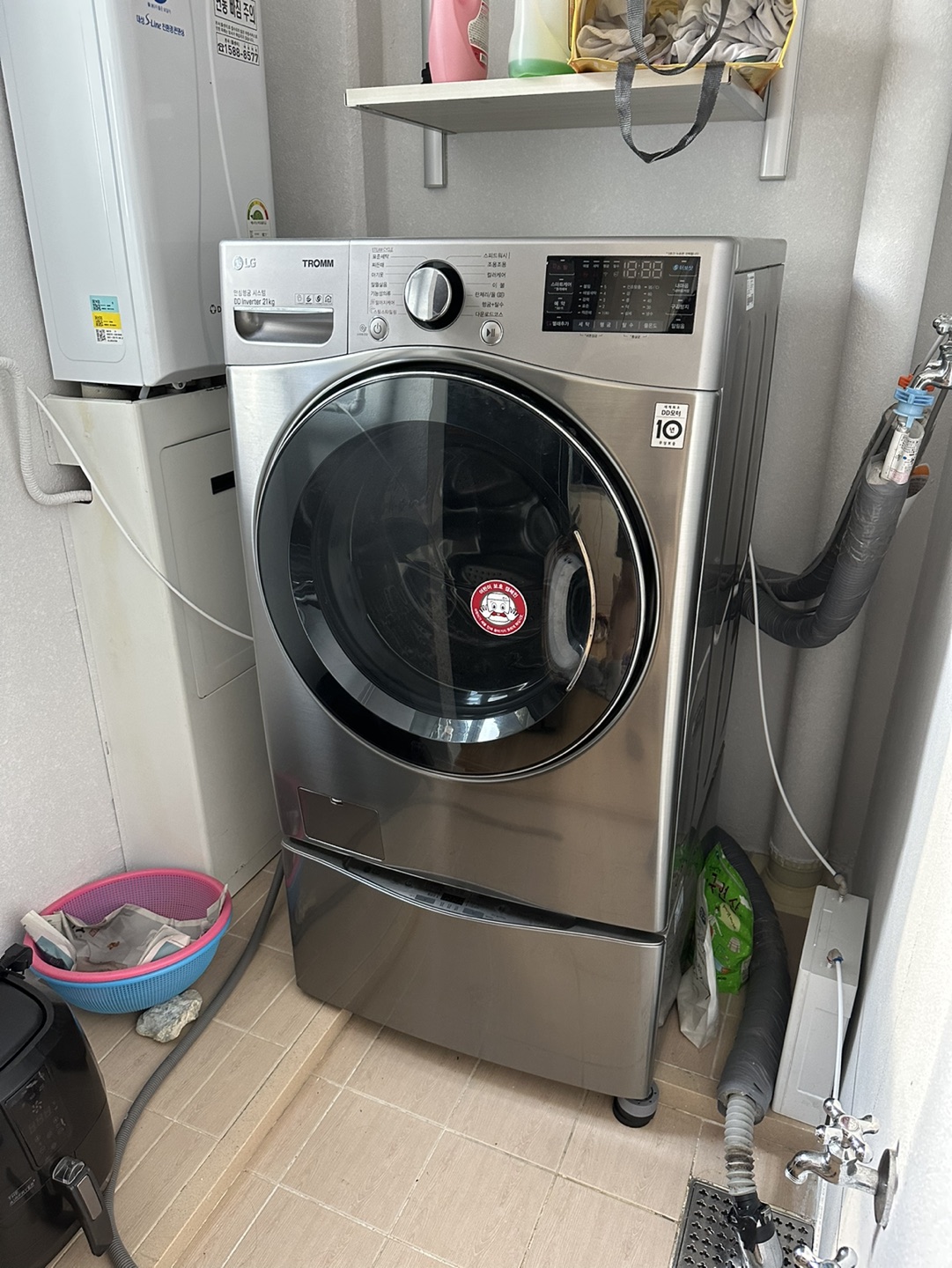 LG 트롬 트윈워시 21kg 세... | 당근 중고거래