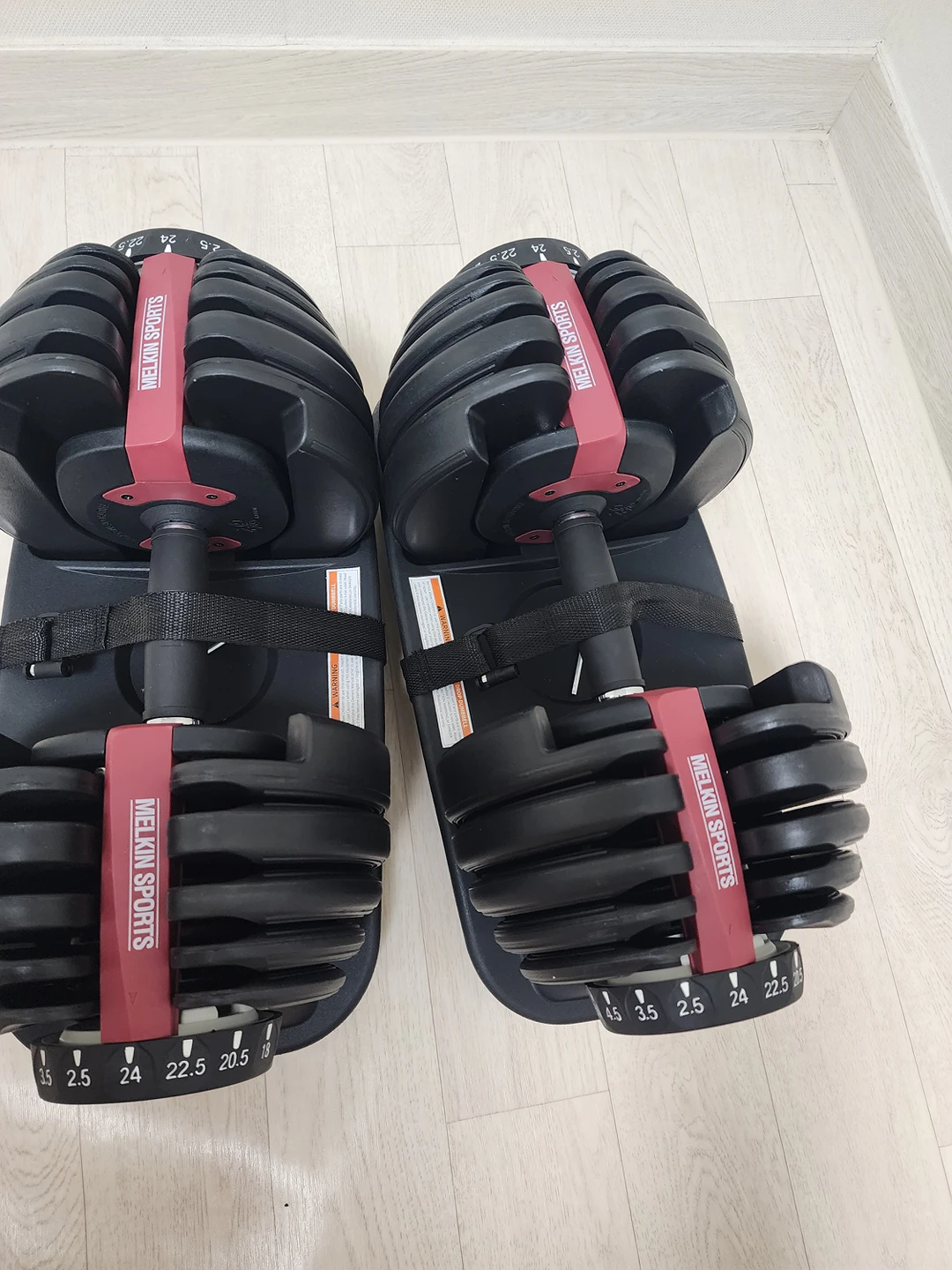 멜킨 24kg 다이얼 아령 2개... | 당근 중고거래