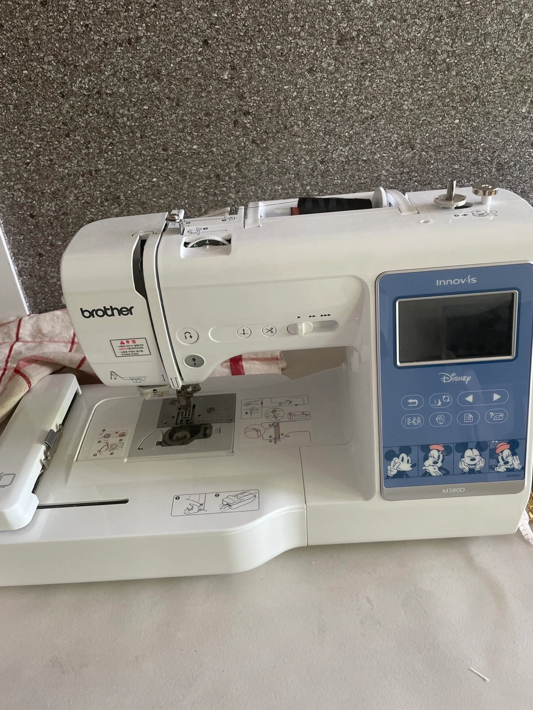 부라더미싱 자수미싱 이노비스M380D 디즈니모델 | 장유1동 | 생활가전 | 당근 중고거래