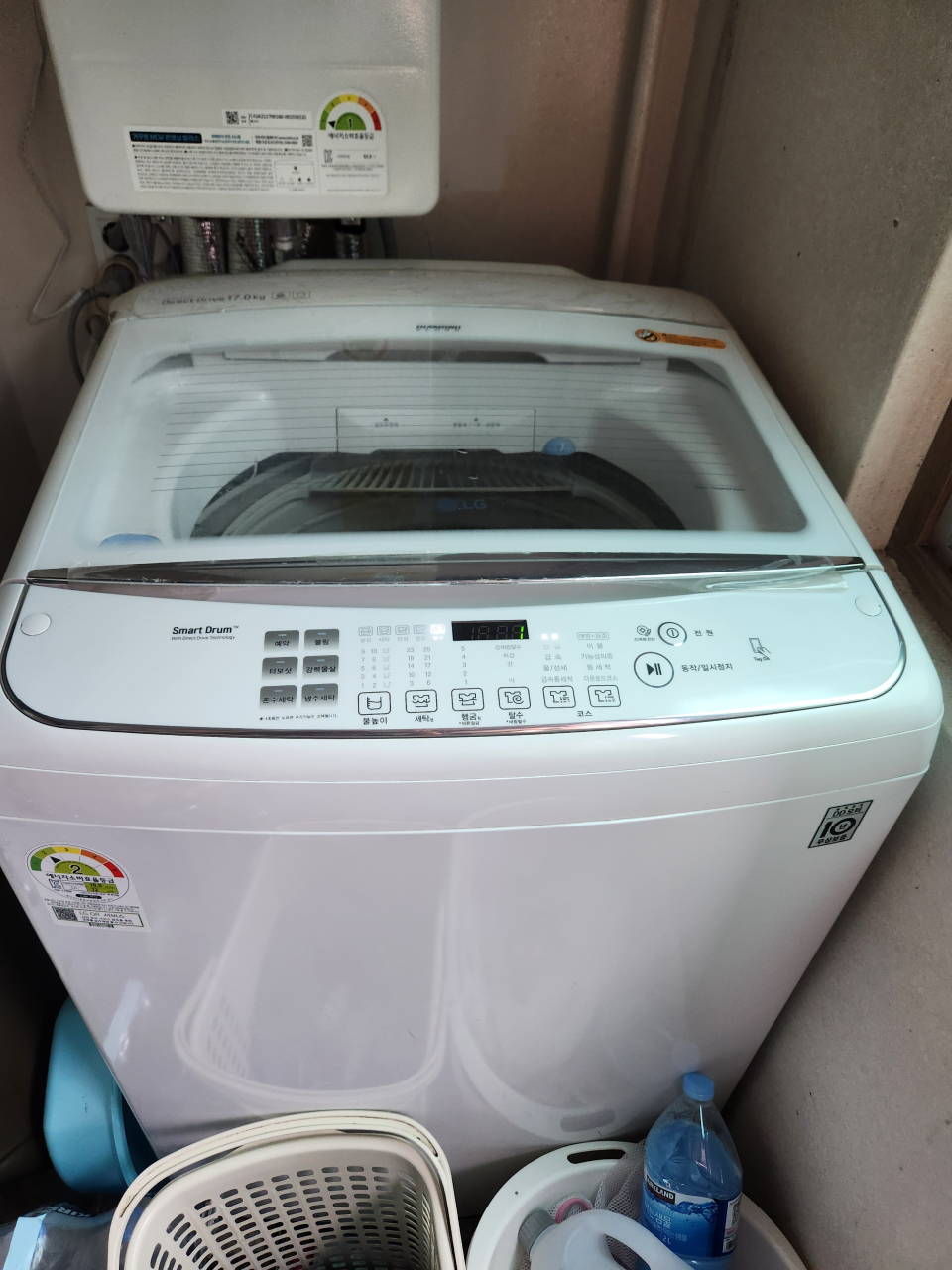 엘지 통돌이 세탁기 17kg 당근 중고거래