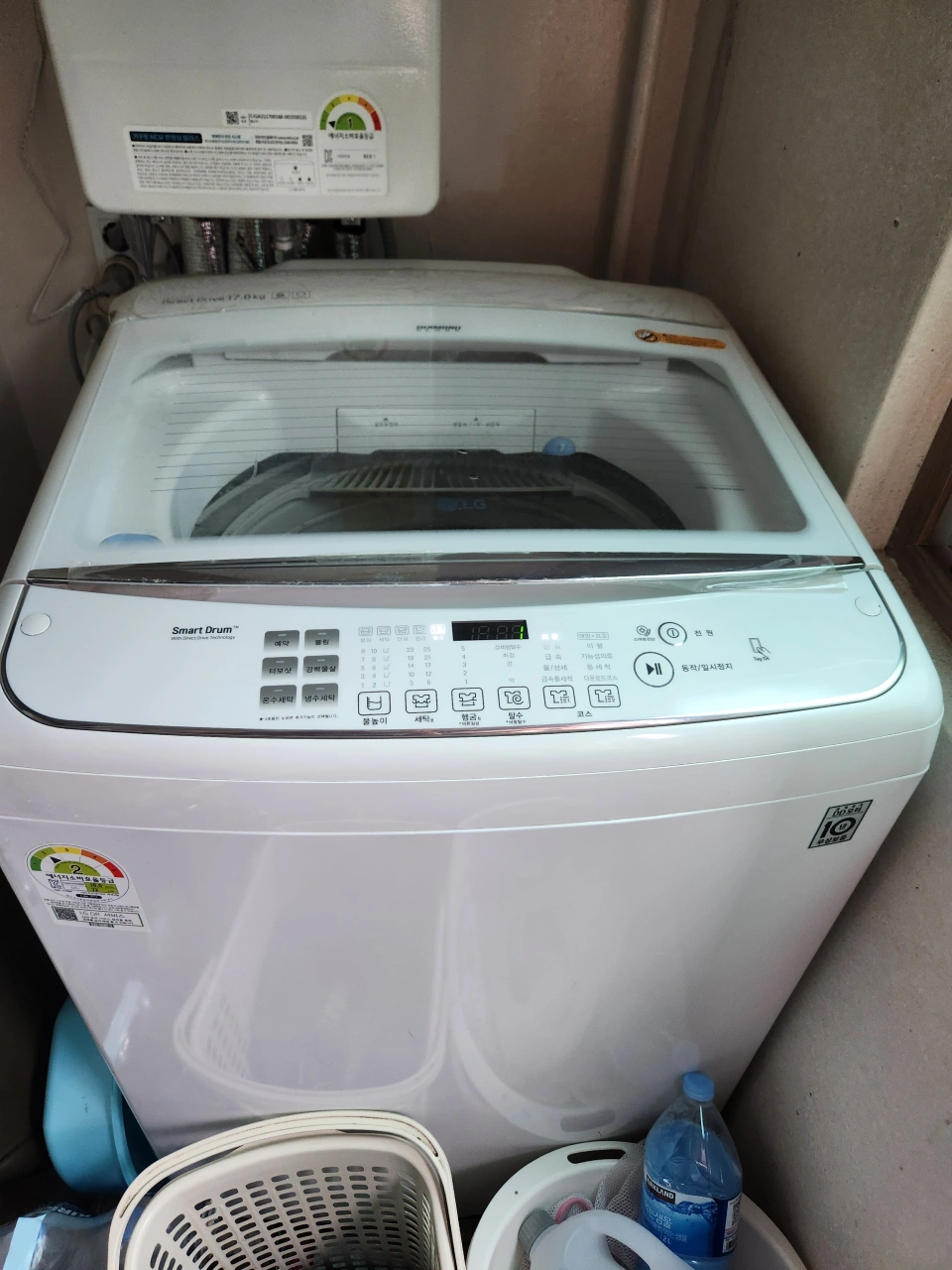 엘지 통돌이 세탁기 17kg 당근 중고거래