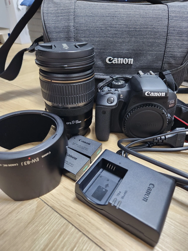 캐논 800d + 캐논 17-5... | 당근 중고거래