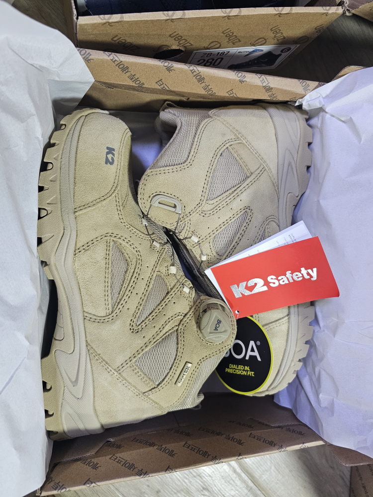 안전화 4개 K2 세개 지벤 하... | 당근 중고거래
