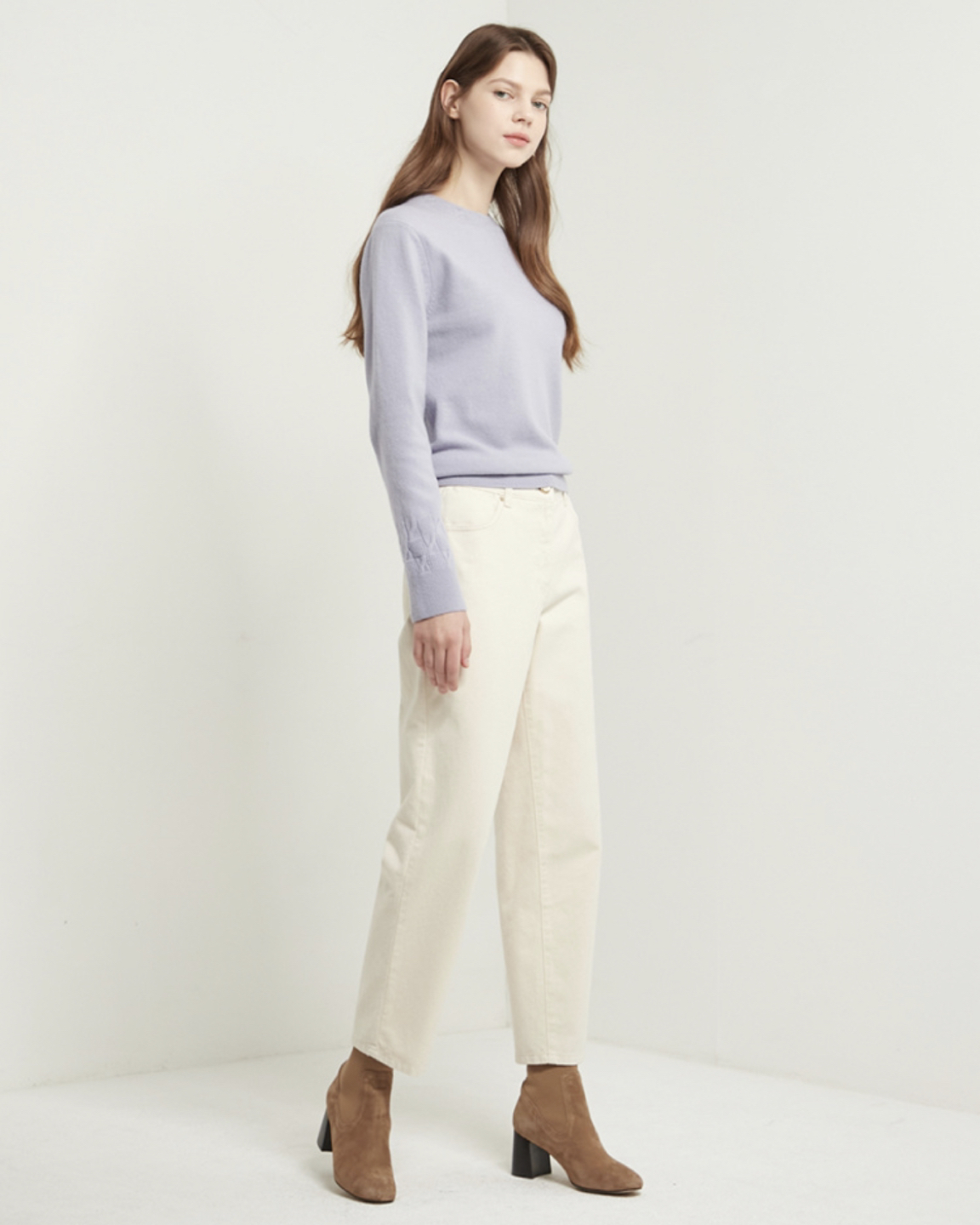 한섬 SJSJ 캐시미어 블렌드 니트 | 당근 중고거래