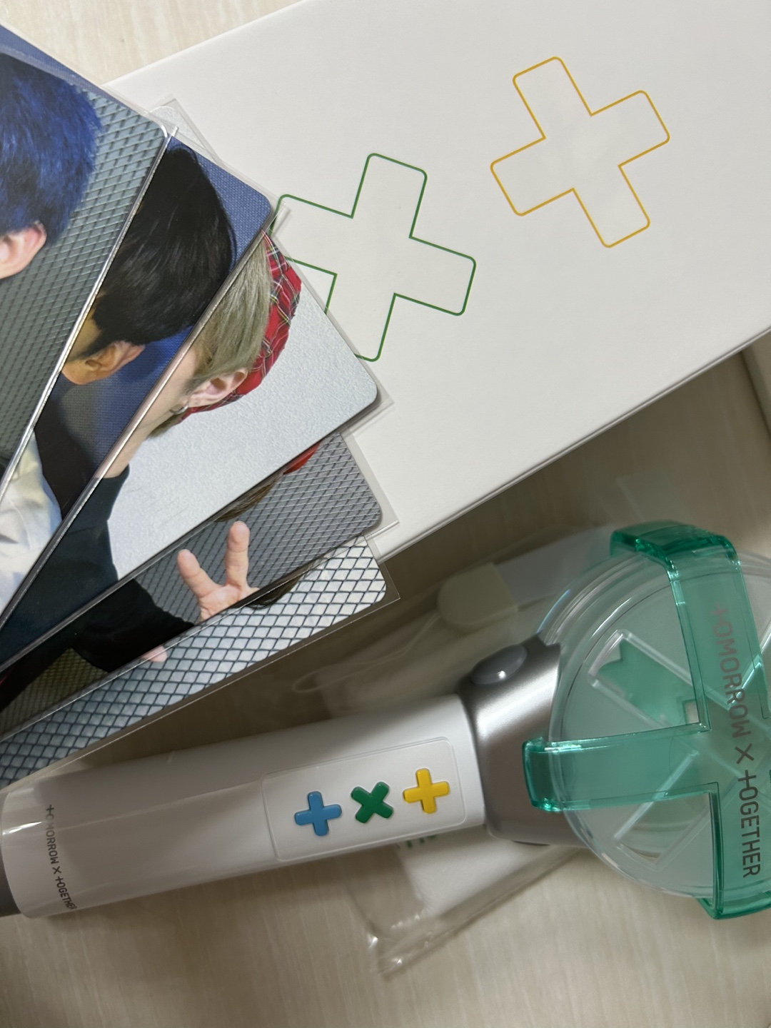 모아봉 투바투 응원봉 당근 중고거래