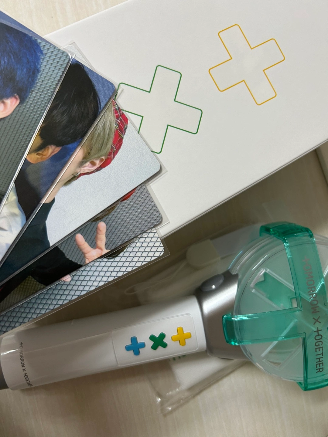 모아봉 투바투 응원봉 당근 중고거래