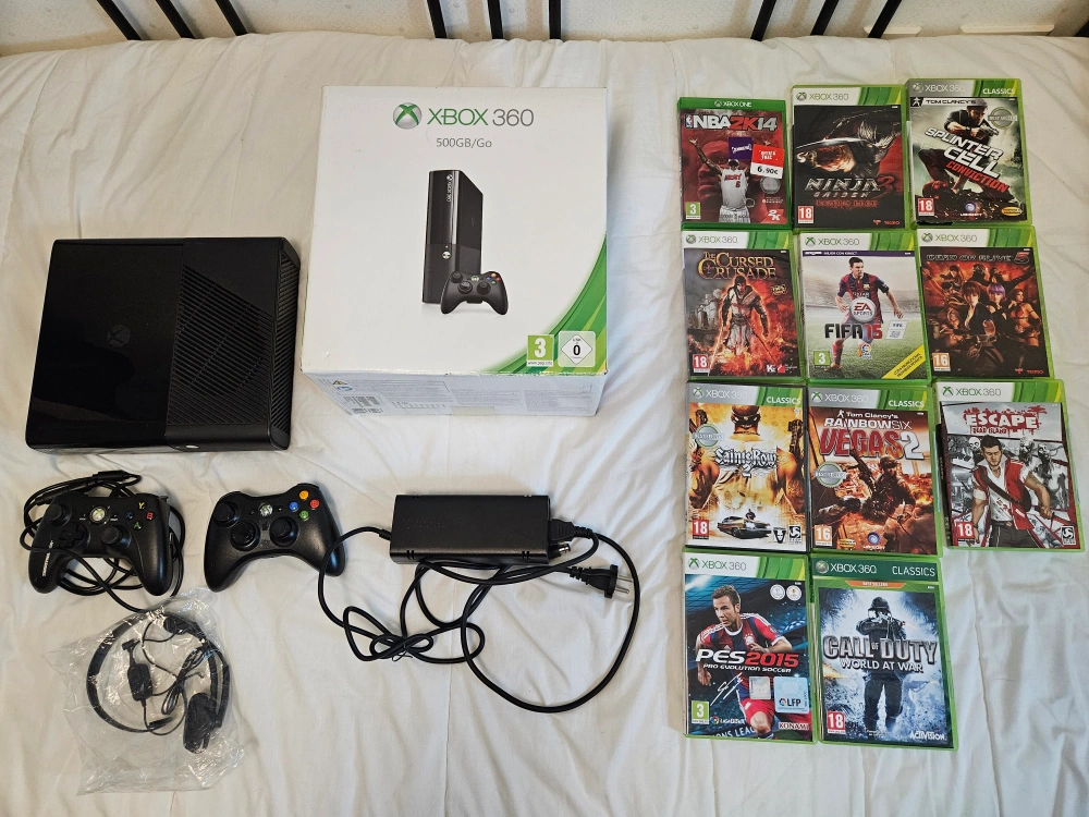 XBOX 360 500GB/Go 박스 풀셋 및 게임타이틀 11종 | 하동 | 취미/게임/음반 | 당근 중고거래
