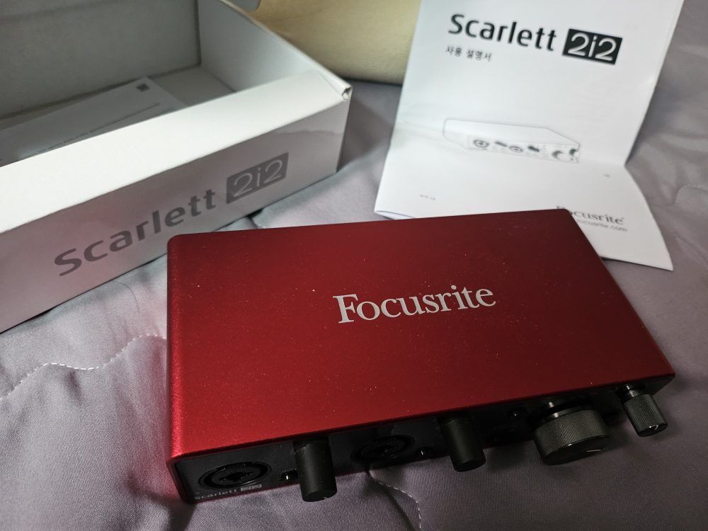스칼렛 2i2 3세대 오디오인터페이스 | 당근 중고거래