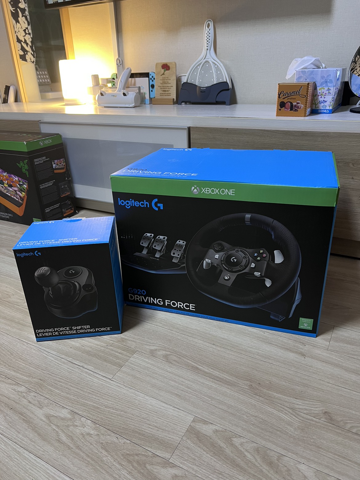 G920 로지텍 레이싱휠+쉬프터 | 당근 중고거래