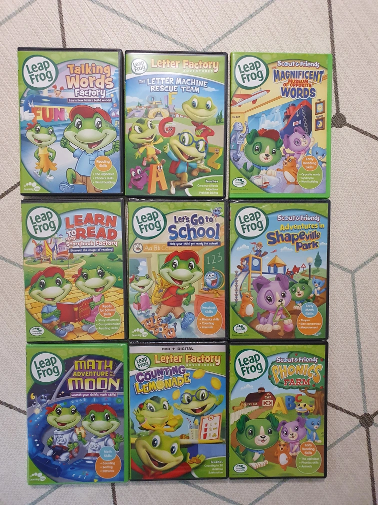 LeapFrog DVD 9개 | 당근 중고거래