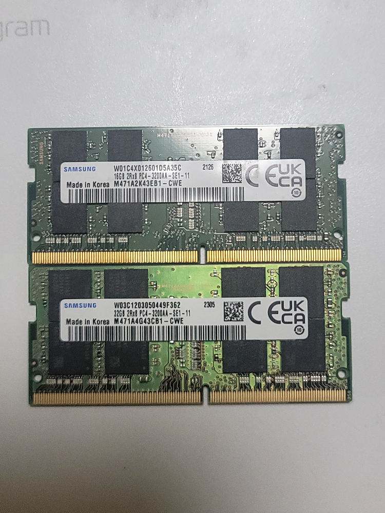 노트북 램(ddr4) 팝니다(1... | 당근 중고거래