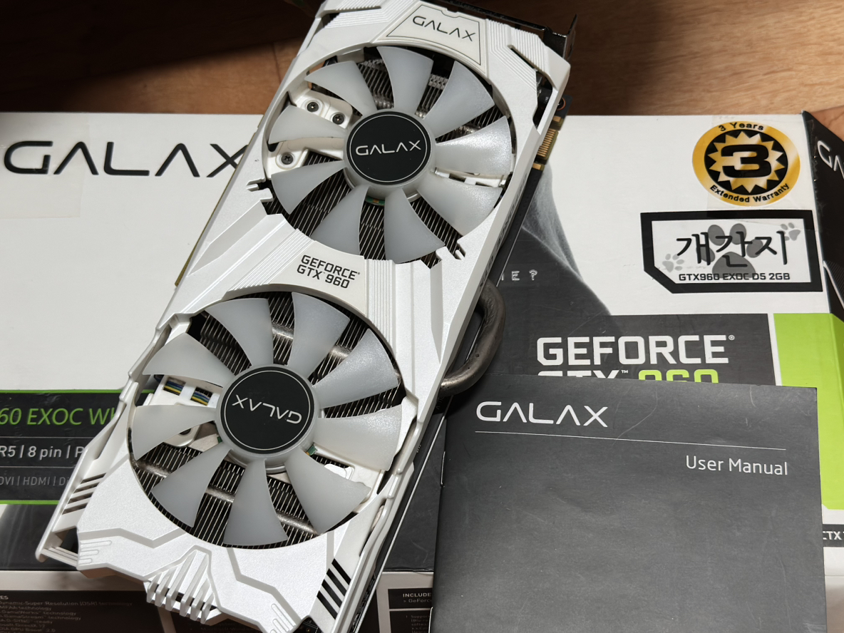 GALAX GTX960 (whi... | 당근 중고거래