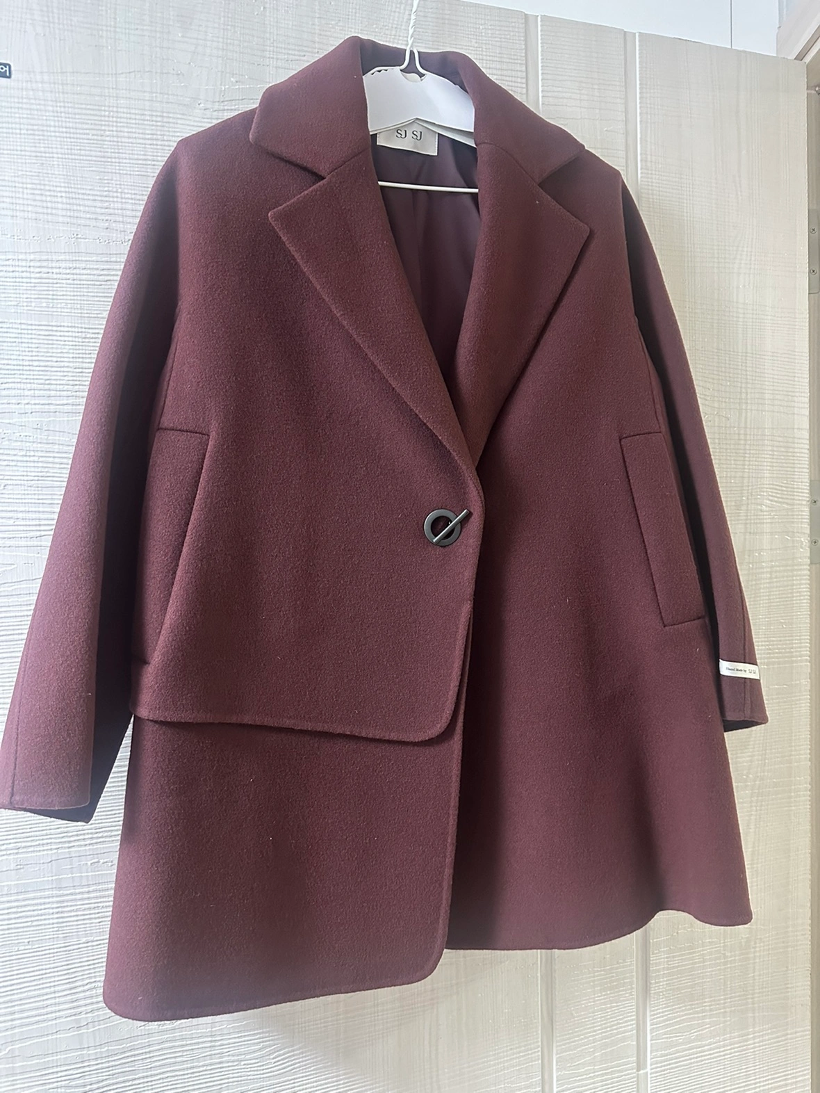 한섬 SJSJ 버건디 캐시미어 ... | 당근 중고거래