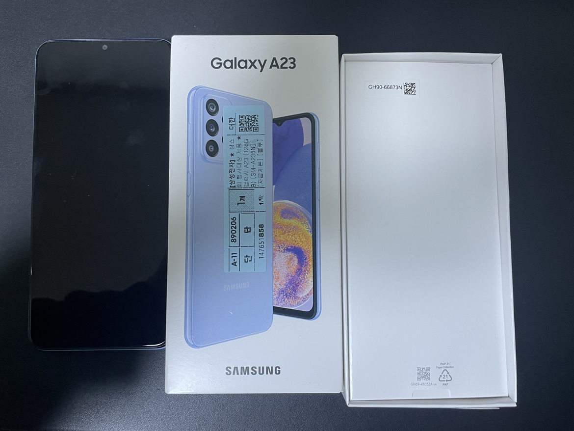 갤럭시a23 블루 128G 자급... | 당근 중고거래