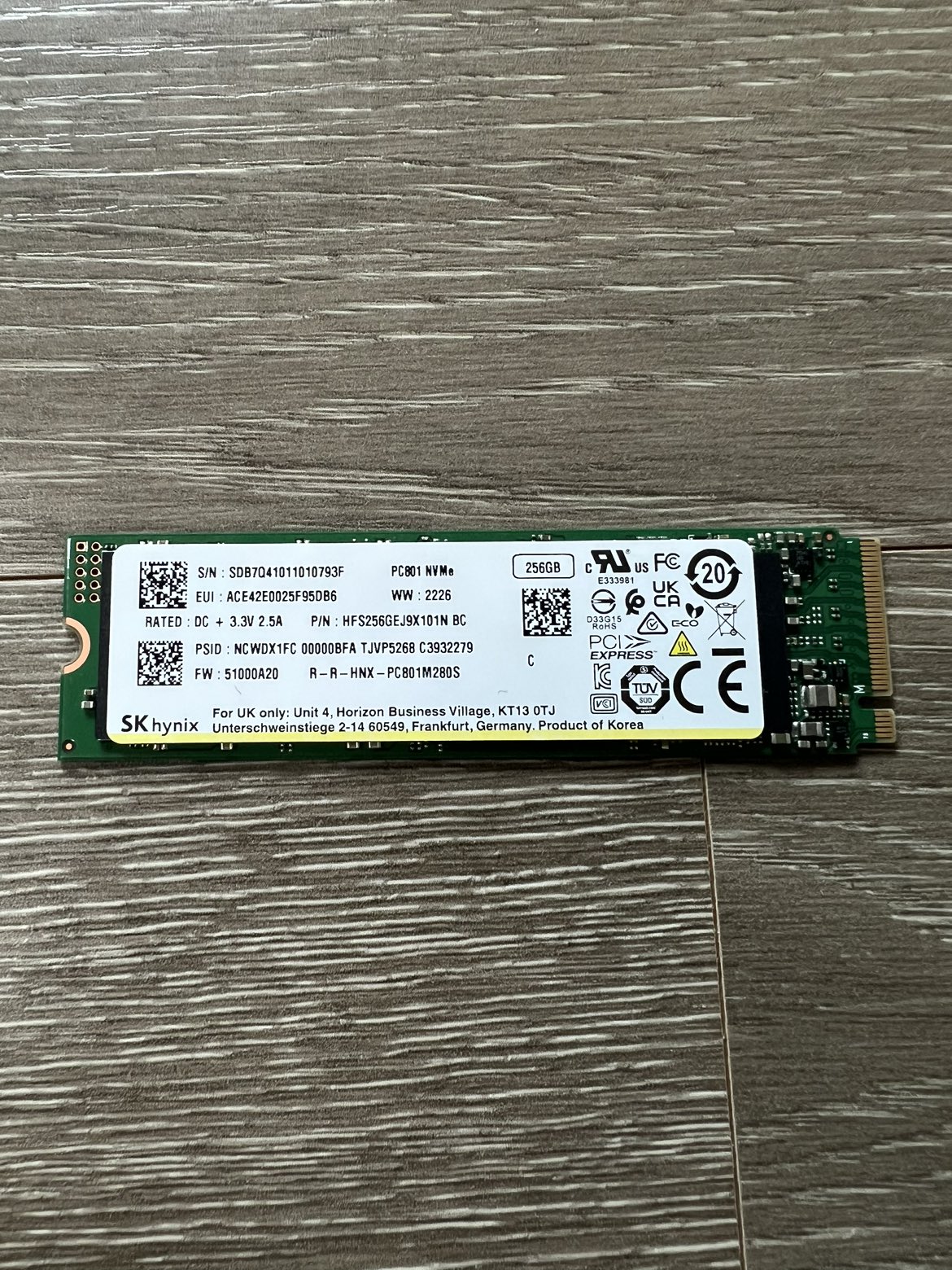 sk하이닉스 pc801 nvme... | 당근 중고거래