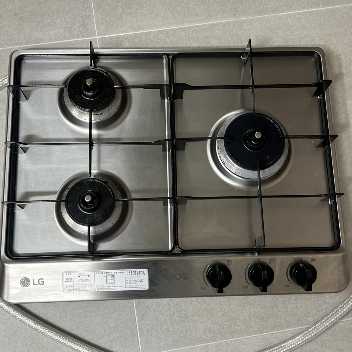 LG DIOS 가스레인지 3구 ... | 당근 중고거래