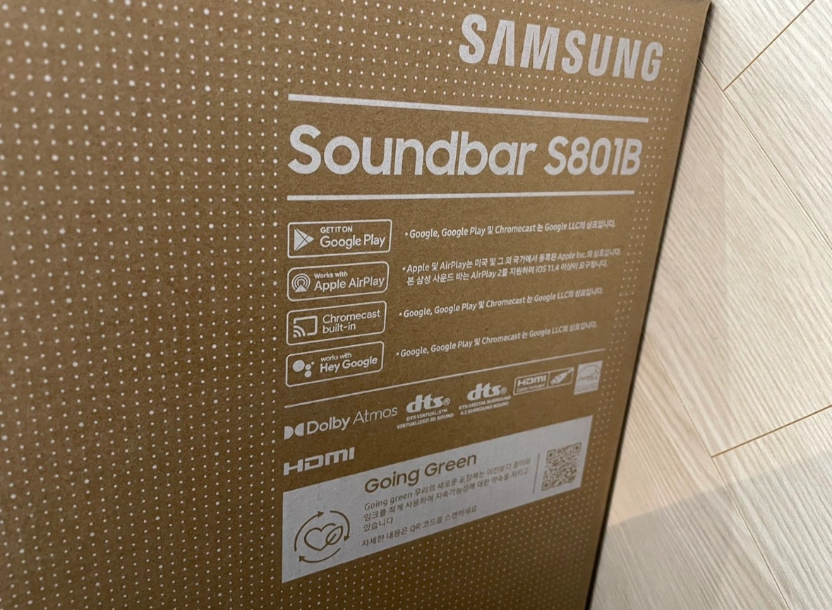 새제품 삼성 사운드바 hw-s801b | 당근 중고거래