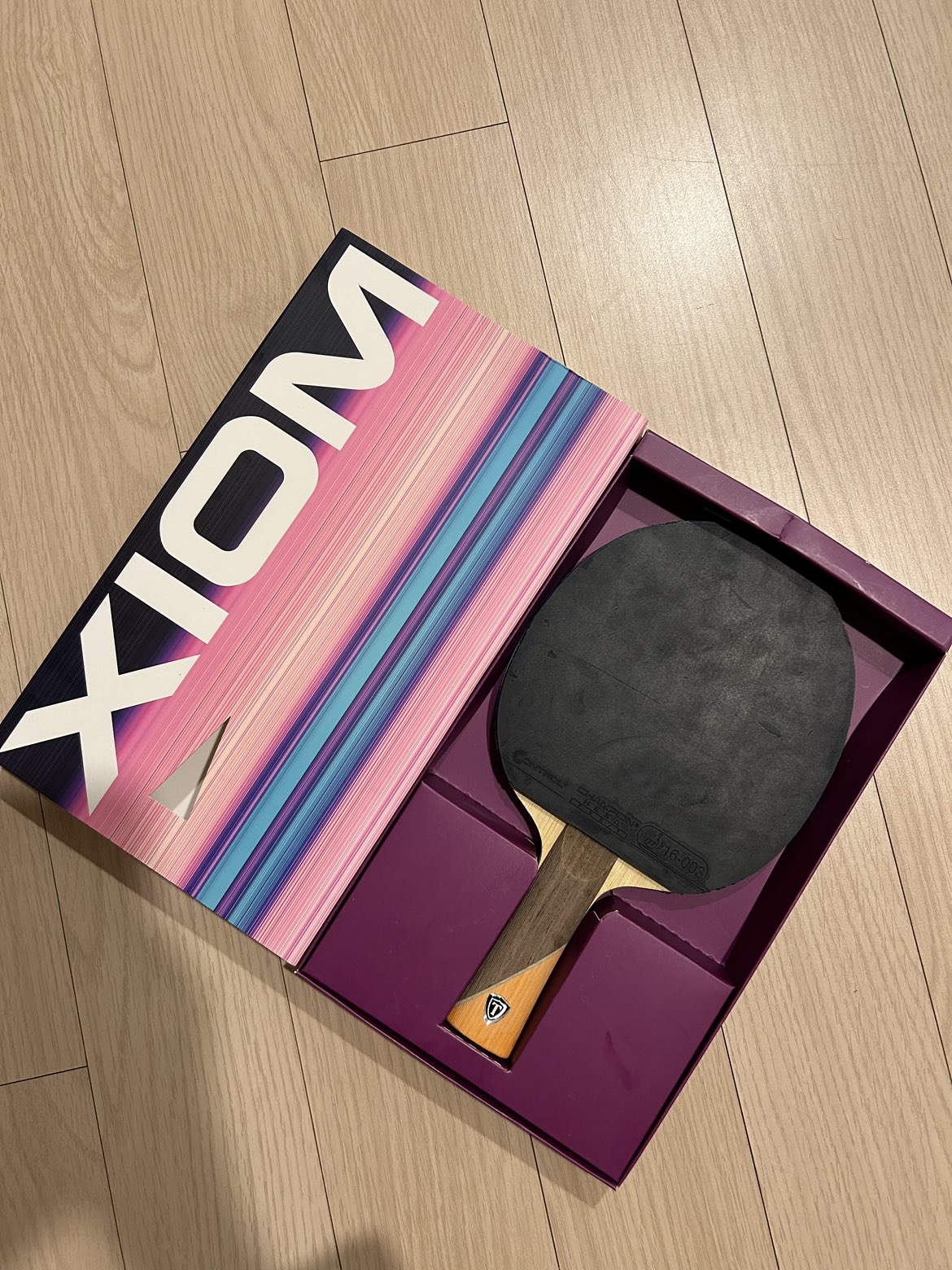 엑시옴 XIOM 탁구채 탁구 라켓 판매 | 스포츠/레저 | 당근 중고거래