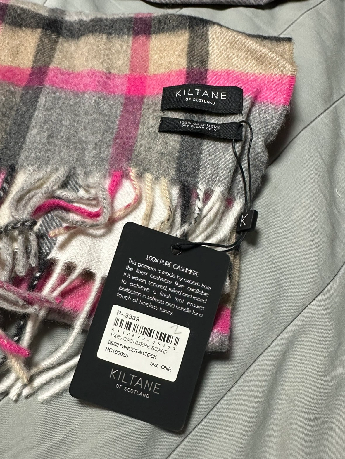 kiltane 캐시미어 목도리 새제품 | 당근 중고거래