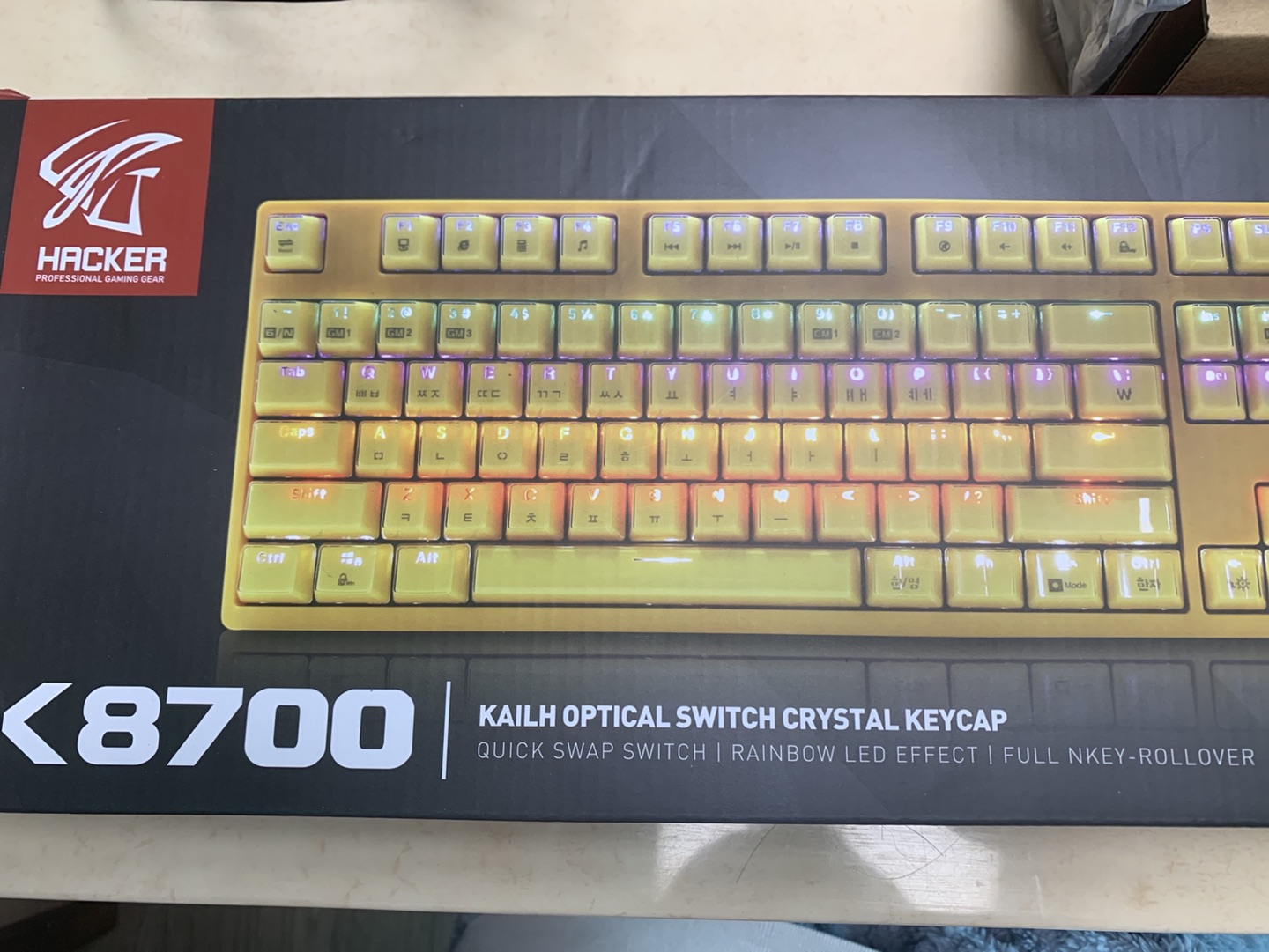 게이밍 키보드 / 앱코 해커 K... | 당근 중고거래