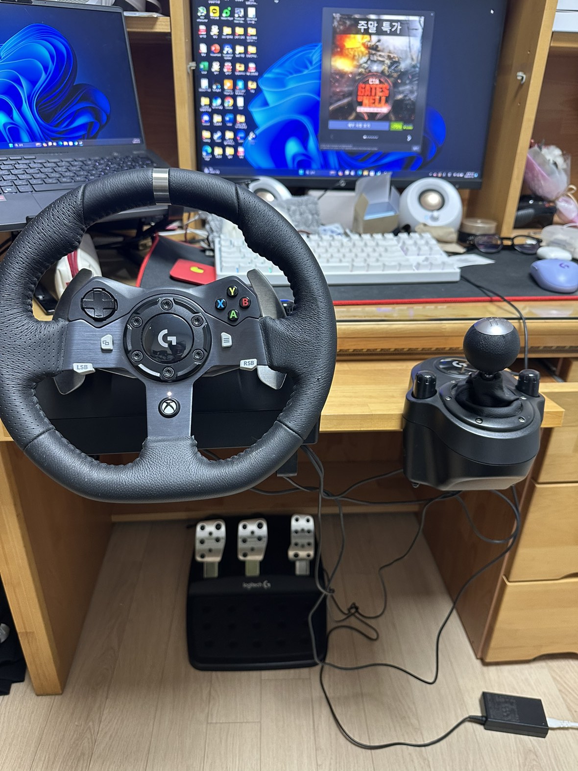 로지텍 G920 레이싱휠 팝니다 | 당근 중고거래