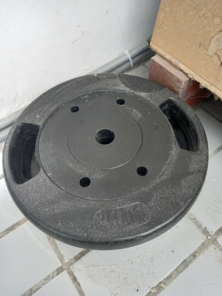 10kg pvc 바벨원판 2개 | 당근 중고거래