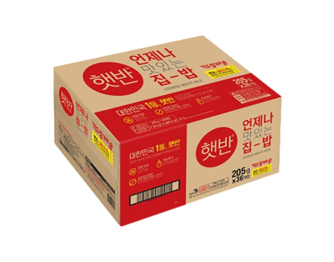 cj 햇반 205g 36개 택포 | 당근 중고거래