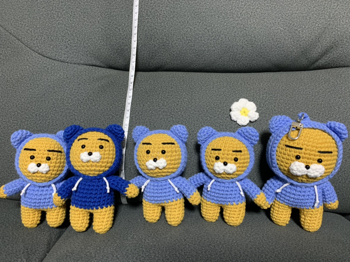 카카오 프렌즈 라이언 손뜨개인형 | 여성잡화 | 당근 중고거래