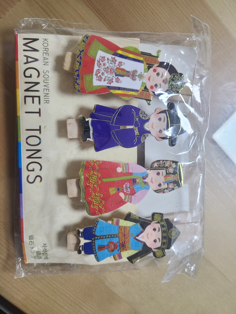예공축하카드 자석집게 한국 친구 선물 외국인 친구 선물 외국인 선물 외국 친구 선물 기념품 한국기념 미개봉 새상품