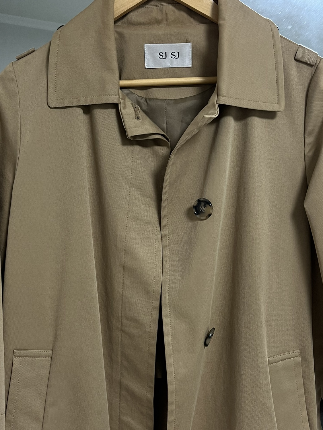 Sjsj 여성 트렌치코트 76사... | 당근 중고거래