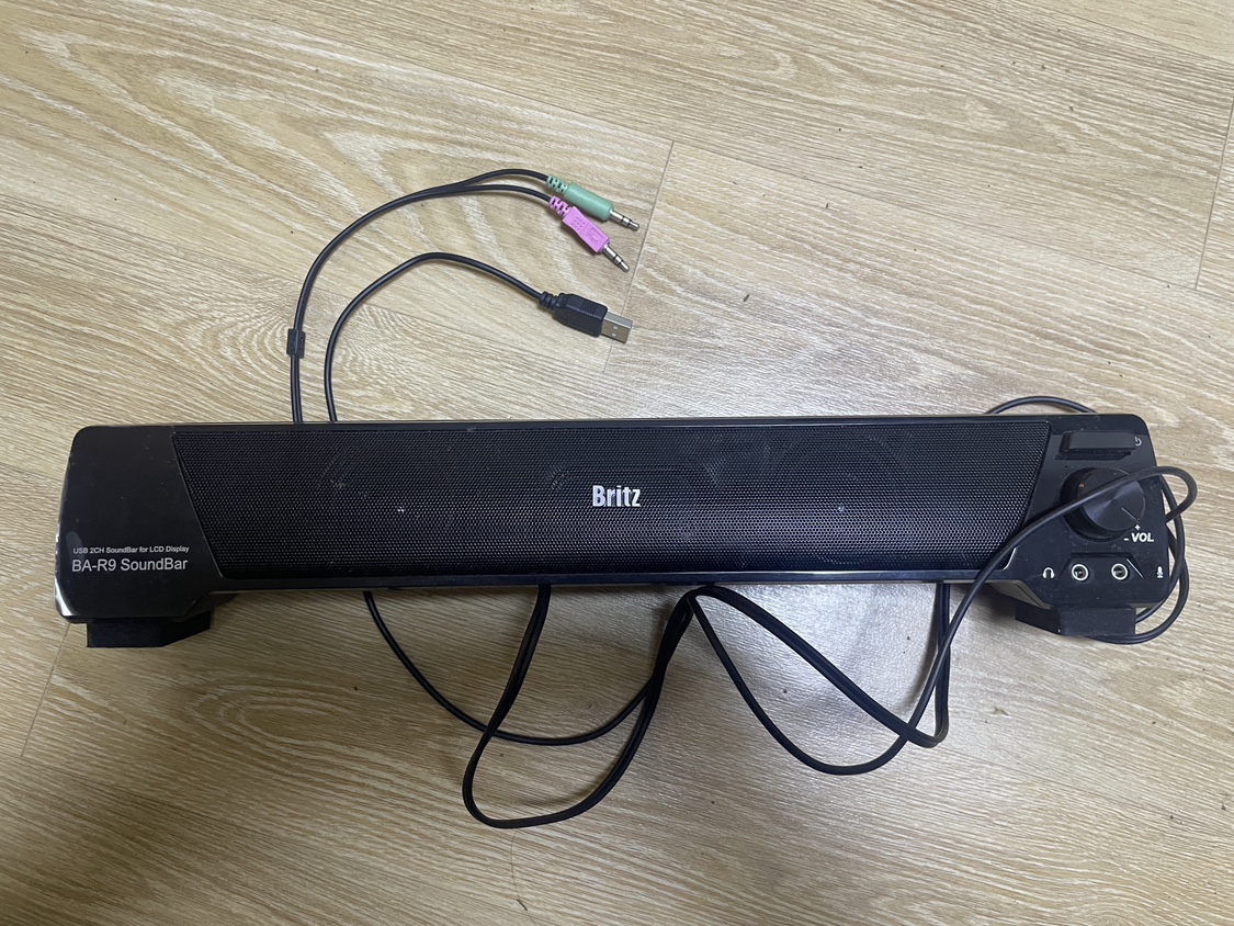 브리츠 BA-R9 PC 컴퓨터사운드바 데스크탑스피커 유선 게이밍스피커 노트북 USB스피커 | 산본1동 | 디지털기기 | 당근 중고거래