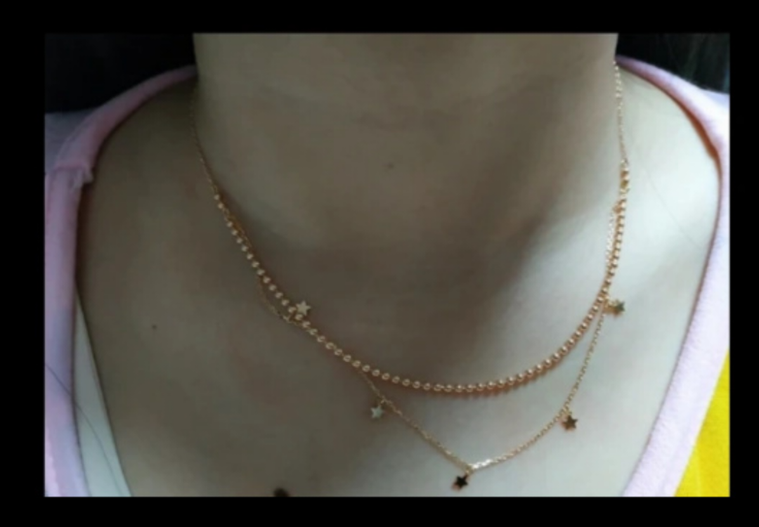 14k이중 목걸이 | 당근 중고거래