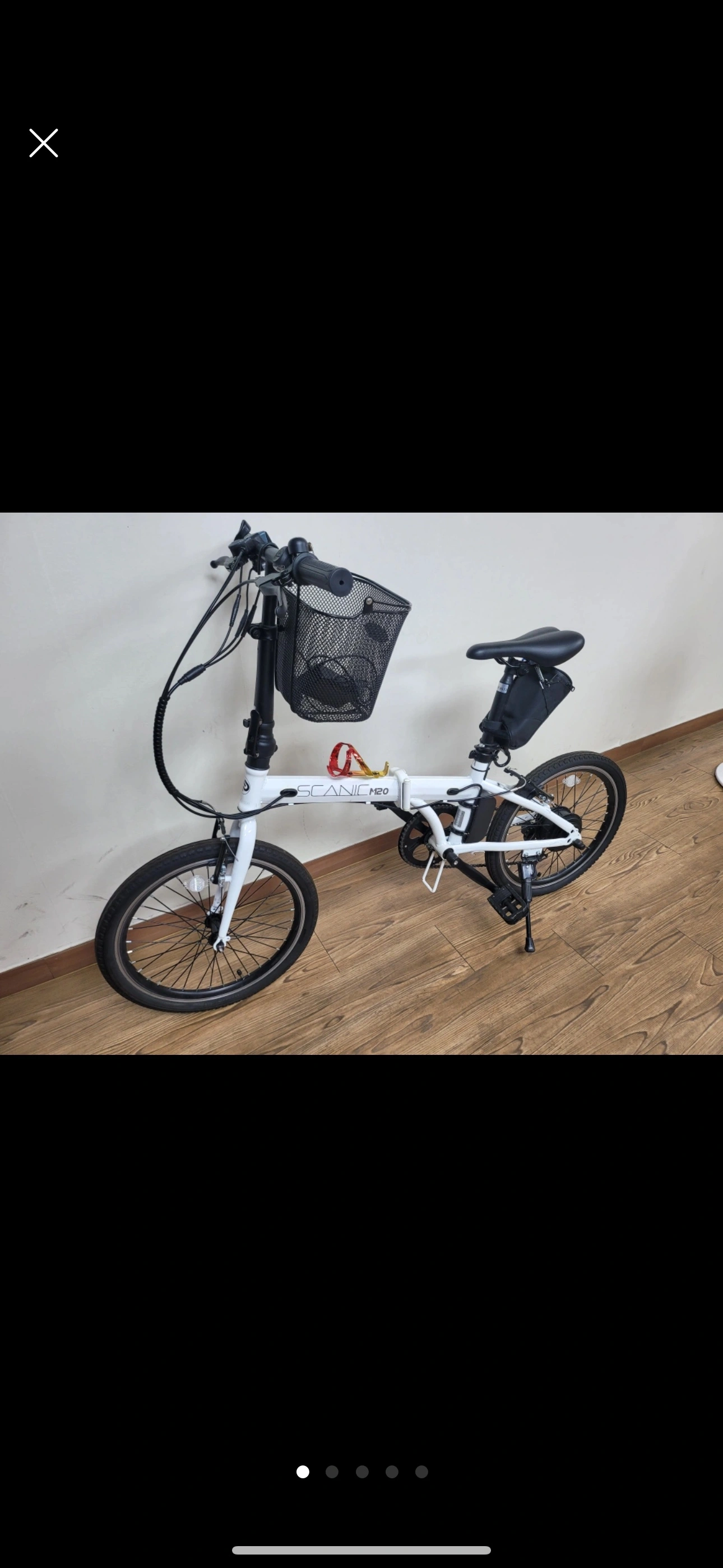 전기자전거 팔아요 scanic ... | 당근 중고거래