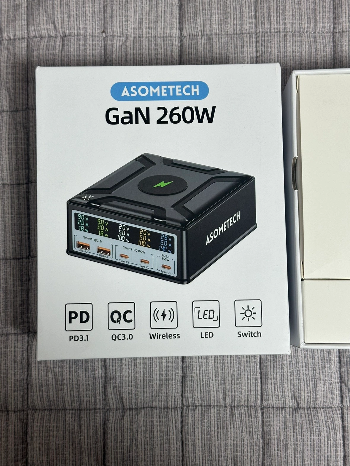 고속충전기 asometech 260w | 태전2동 | 디지털기기 | 당근 중고거래
