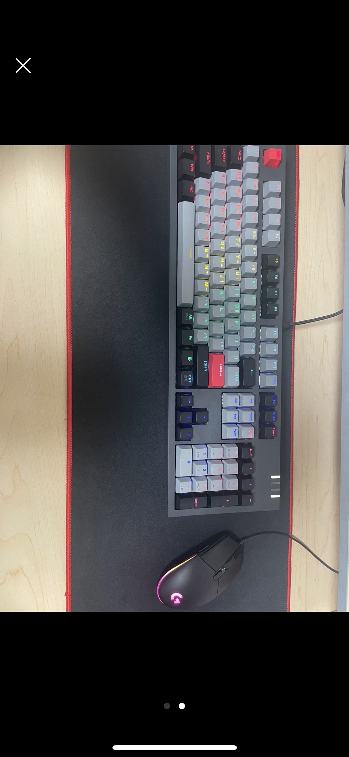 앱코k660p 게이밍키보드 | 당근 중고거래