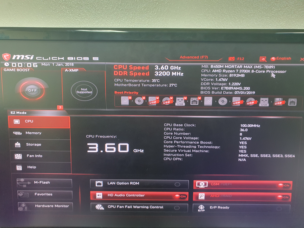 MSI b450박격포맥스 mor... | 당근 중고거래