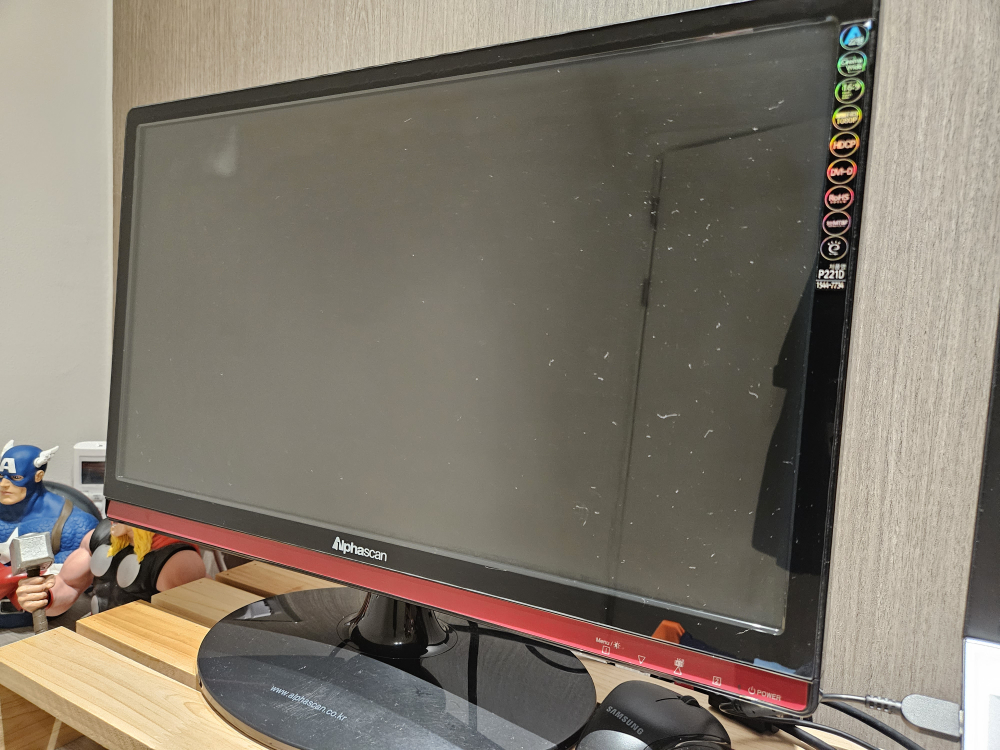 Alphascan (알파스캔) 모니터, 22인치 Cinema Wide HDCP