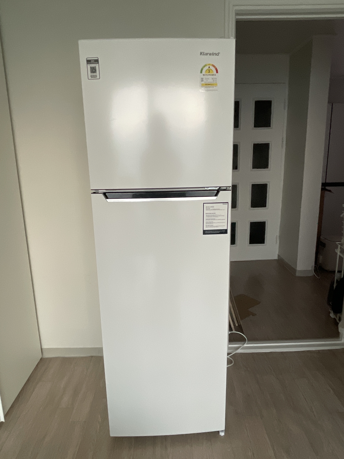 클라윈드 슬림 일반형 냉장고 255L