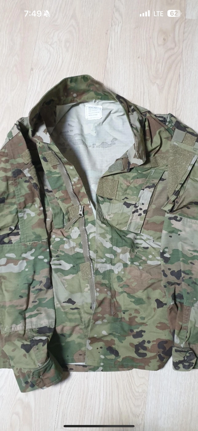 미군 군복 Ocp 상하의 세트 당근 중고거래