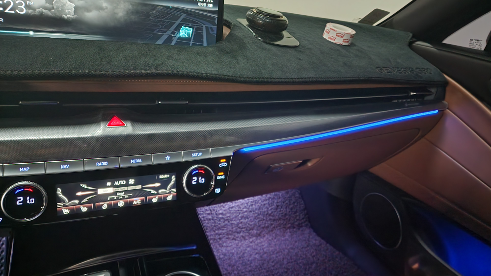 제네시스 G80 RG3 엠비언트 튜닝 | 당근 중고거래
