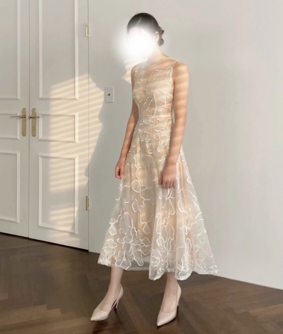 [S] 트윙클 피치 원피스 | 여성의류 | 당근 중고거래