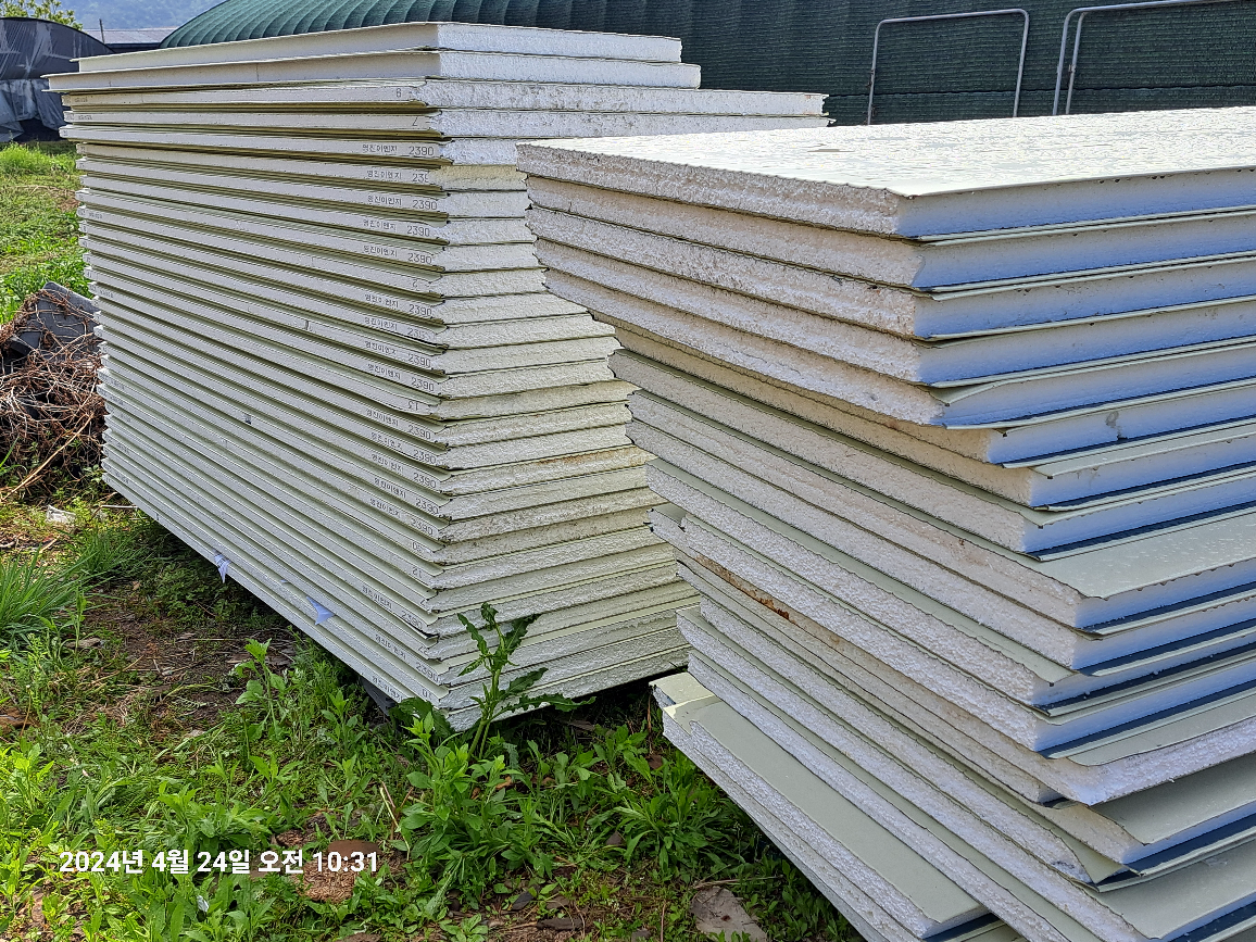 50t 샌드위치 판넬 판매, 시공 | 당근 중고거래