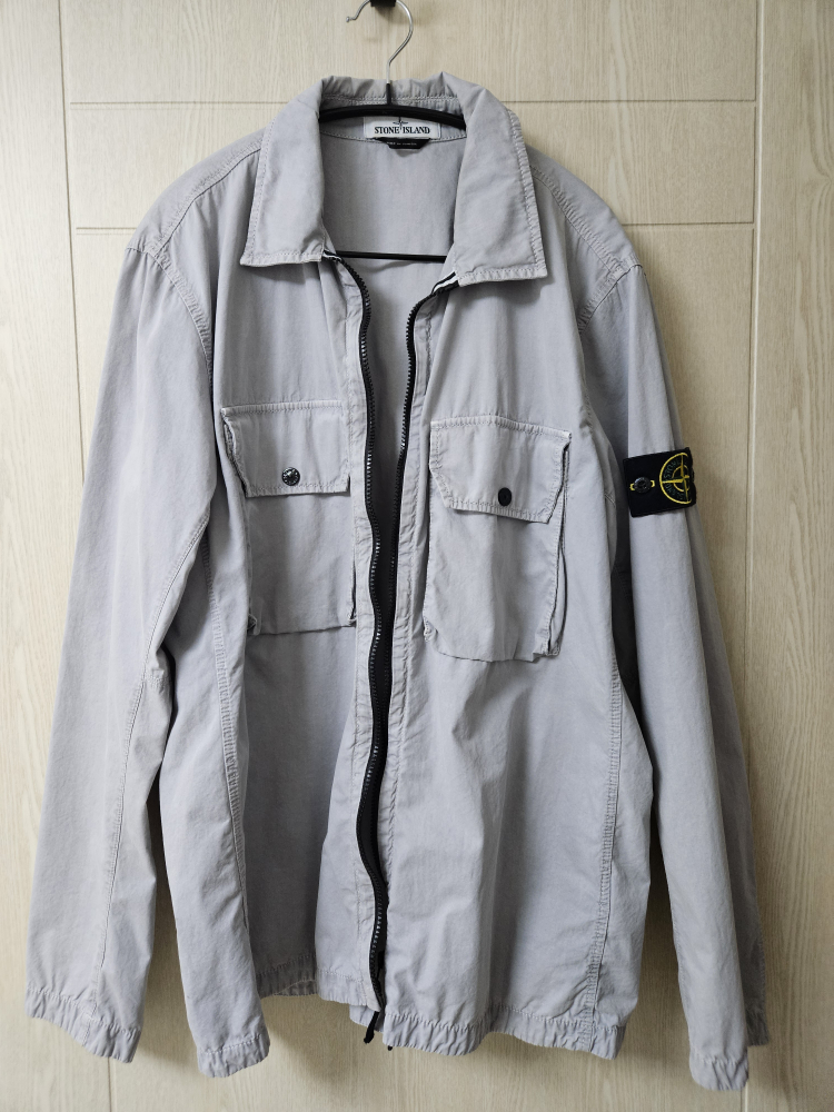 스톤아일랜드 오버셔츠 (21fw XL 펄그레이) | 남성패션/잡화 | 당근 중고거래