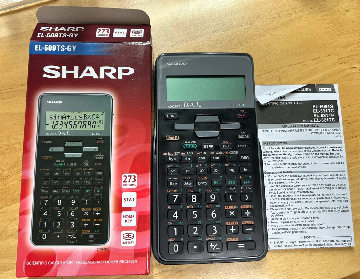 샤프 공학용 계산기(EL-509... | 당근 중고거래