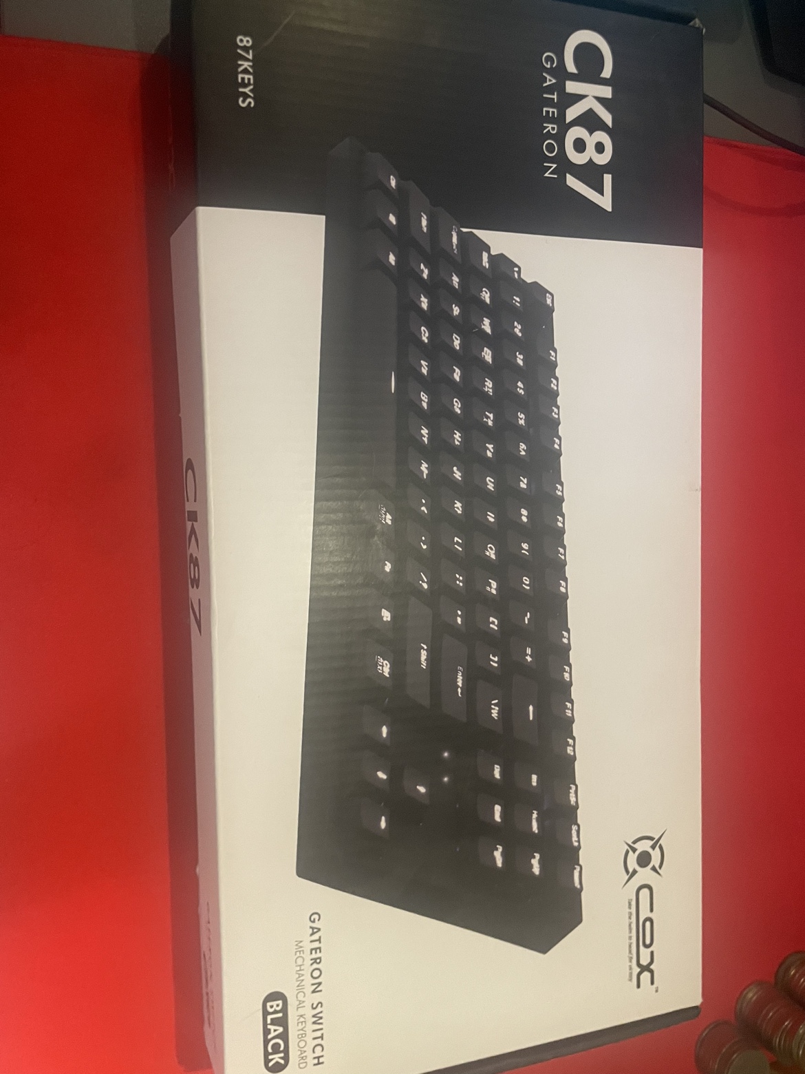 콕스 ck87 황축 텐키리스 키보드 | 당근 중고거래