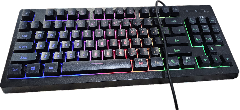 앱코 해커 K150 멤브레인 텐키리스 레인보우 LED 키보드 | 디지털기기 | 당근 중고거래