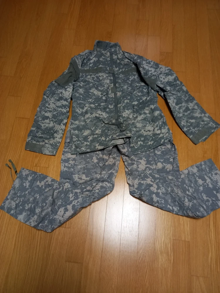 입었던 미군군복 상하 당근 중고거래
